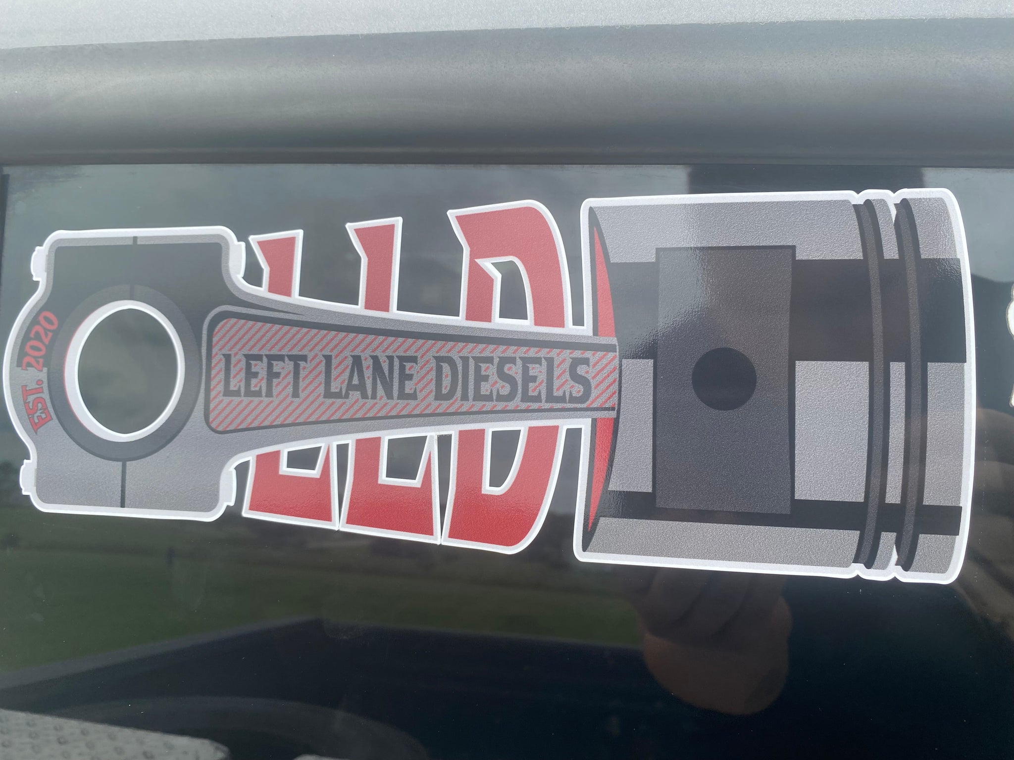 LLD DECAL 4x12 – Left Lane Diesels