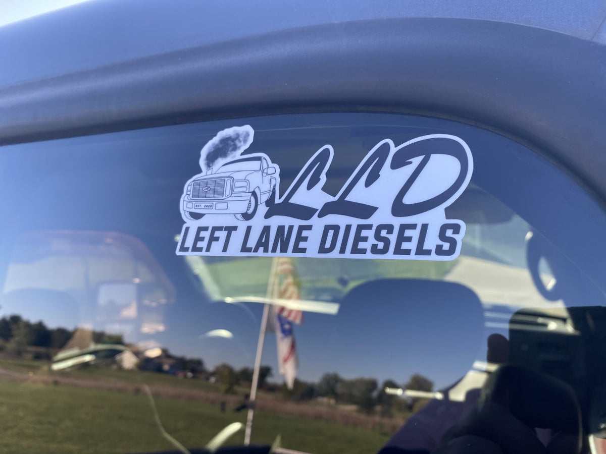 Left Lane Diesels Sticker